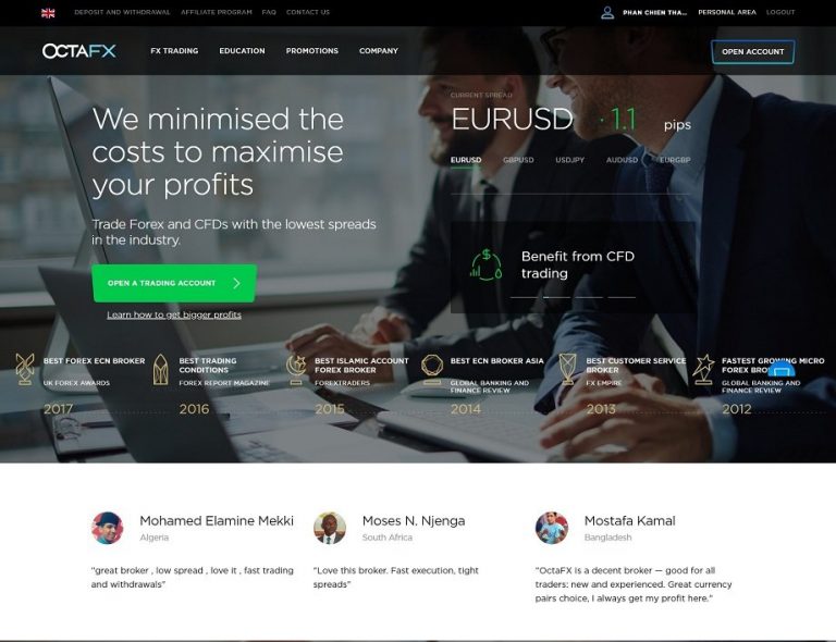 OctaFX Broker: Reviews and Specifications - Forex Brokers Portal